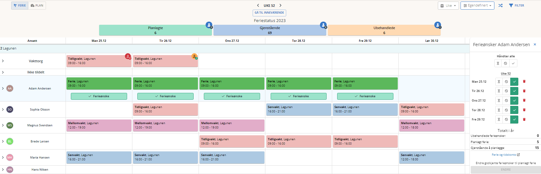 Utforsk hva som er nytt i ferieplanen her!
